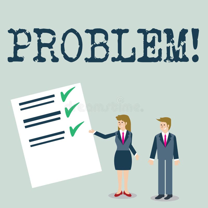 Text Sign Showing Problem. Conceptual Photo Trouble that Need To Be ...