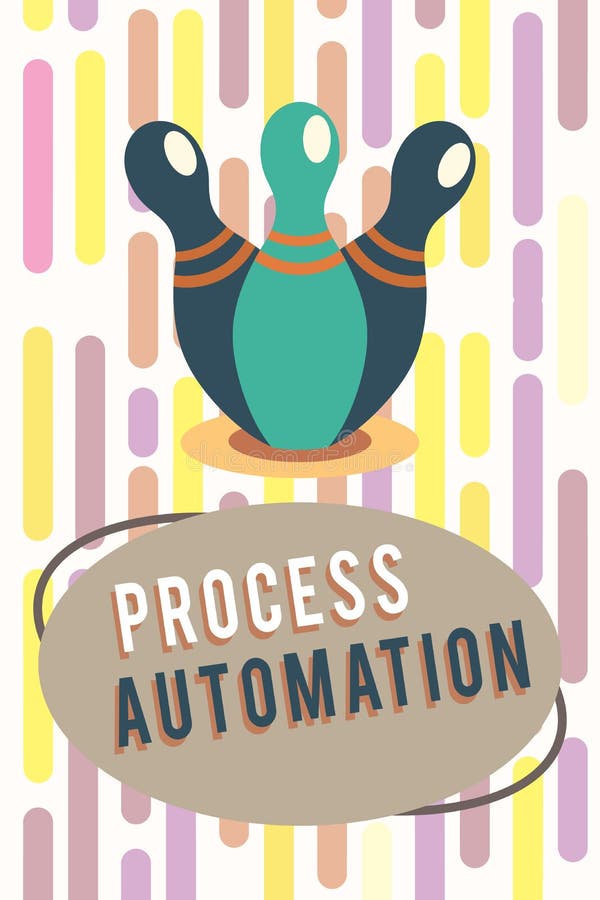 Text Sign Showing Process Automation. Conceptual Photo Transformation ...