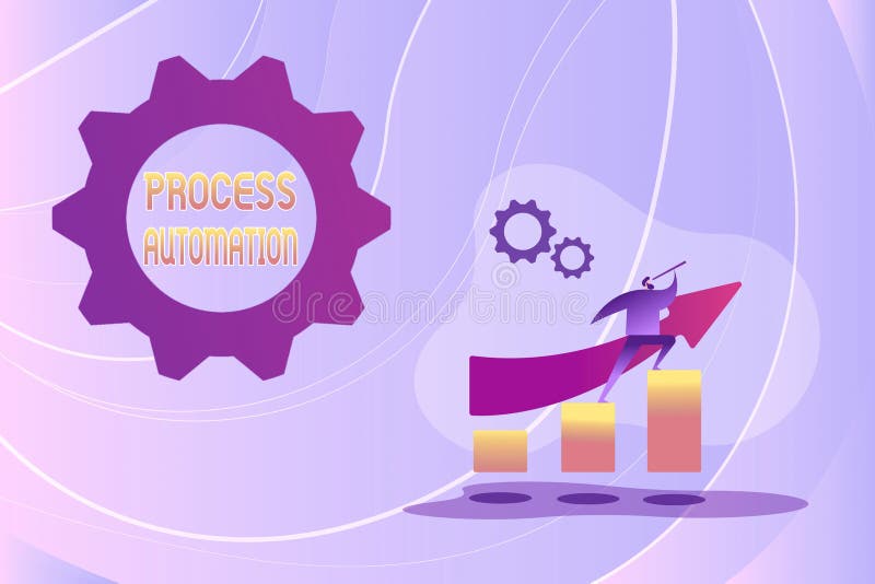 Automate Business Processes and Workflows with a Flowchart Stock Photo - Image of concept, cube ...