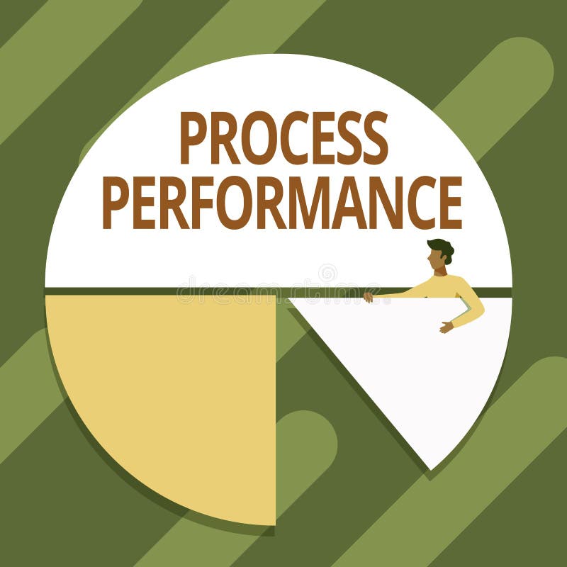 Text Sign Showing Process Performance. Internet Concept Measure of How ...