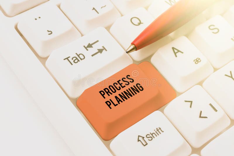 Sign Displaying Process Planning. Business Showcase the Development of ...