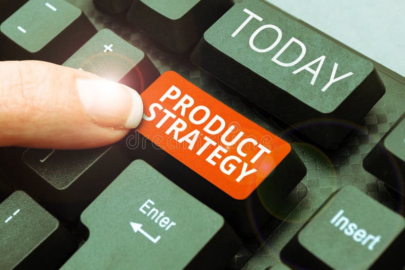 Text Sign Showing Product Strategy. Word for Long Term Plan Development ... Text Sign Showing Product Strategy. Word for Long Term Plan Development ...