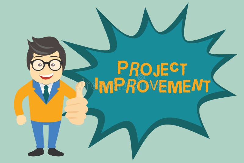 Text Sign Showing Project Improvement. Conceptual Photo Methods ...