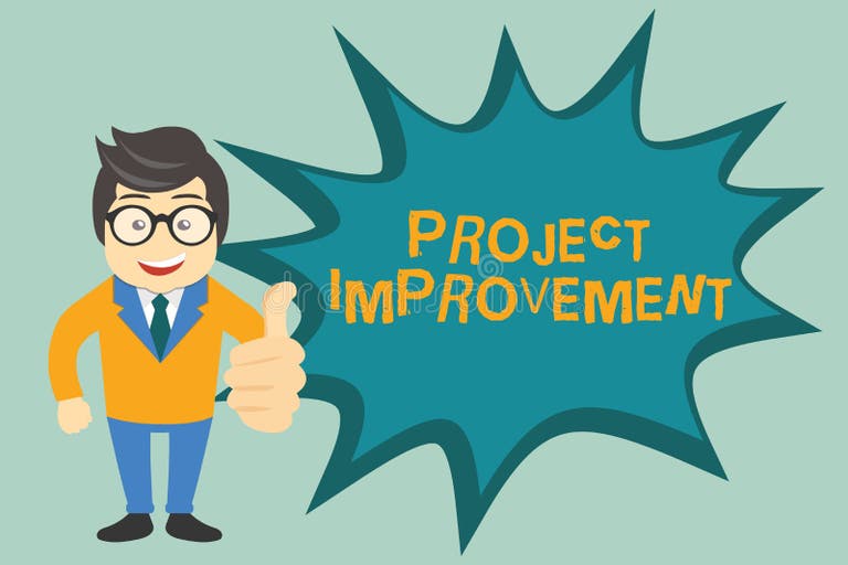 Text Sign Showing Project Improvement. Conceptual Photo Methods ...