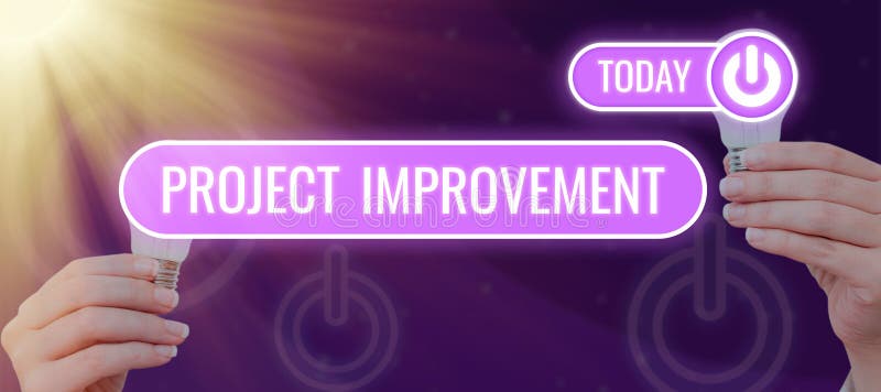 Inspiration Showing Sign Project Improvement. Business Idea Methods ...