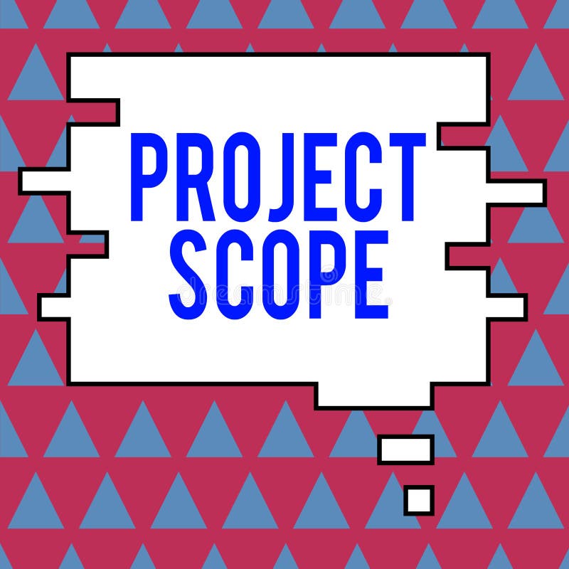 Inspiration Showing Sign Project Scope. Internet Concept Evaluation of ...