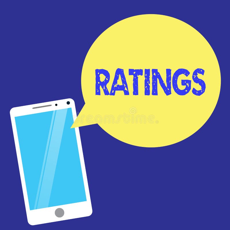Text Sign Showing Ratings. Conceptual Photo Classification Ranking ...