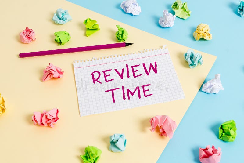 Text Sign Showing Review Time. Conceptual Photo To Think or Talk about ... Text Sign Showing Review Time. Conceptual Photo To Think or Talk about ...