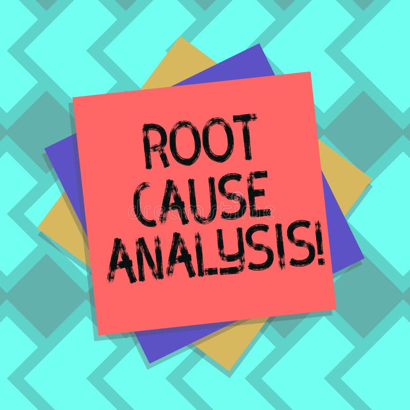 Text Sign Showing Root Cause Analysis. Conceptual Photo Method of ...