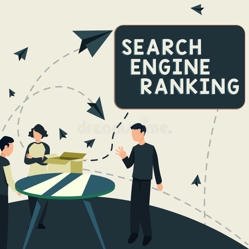 Text Sign Showing Search Engine Ranking. Concept Meaning Rank at Which ...
