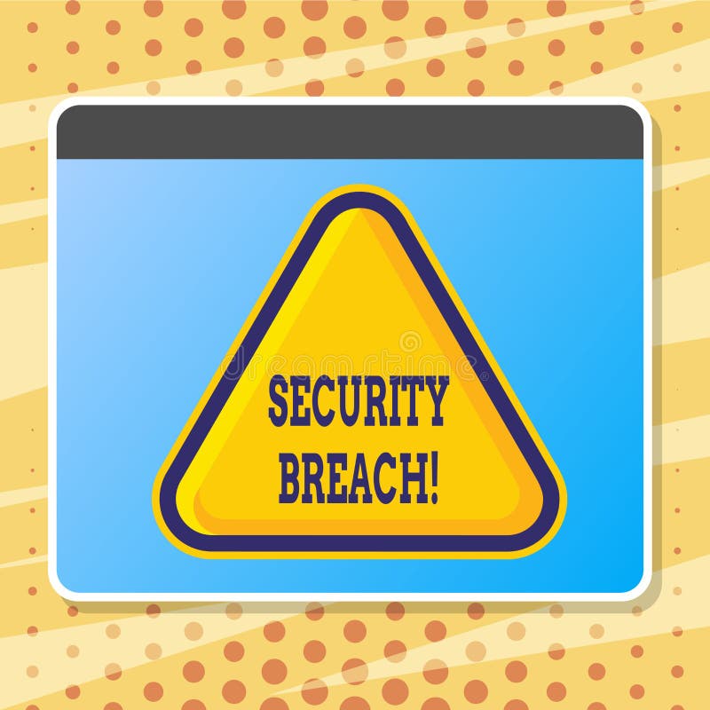 Text Sign Showing Security Breach. Conceptual Photo Unauthorized Access ... Text Sign Showing Security Breach. Conceptual Photo Unauthorized Access ...