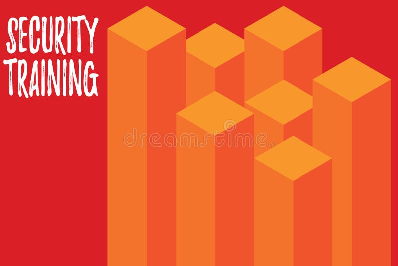 Security Training Text Quote on a Banner Stock Illustration ...