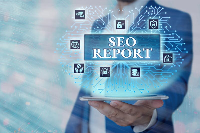 Text Sign Showing Seo Report. Conceptual Photo Notifying on How Website ... Text Sign Showing Seo Report. Conceptual Photo Notifying on How Website ...