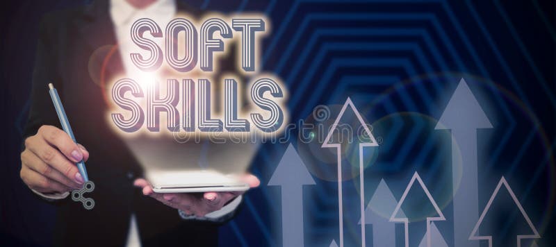 Text Sign Showing Soft Skills. Business Approach Personal Attribute ... Text Sign Showing Soft Skills. Business Approach Personal Attribute ...