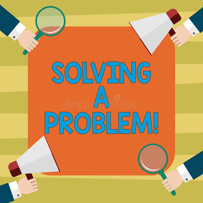 Text Sign Showing Solving a Problem. Conceptual Photo Include ... Text Sign Showing Solving a Problem. Conceptual Photo Include ...