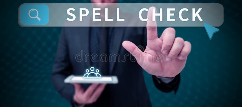 Text Sign Showing Spell Check. Conceptual Photo To Use a Computer ... Text Sign Showing Spell Check. Conceptual Photo To Use a Computer ...
