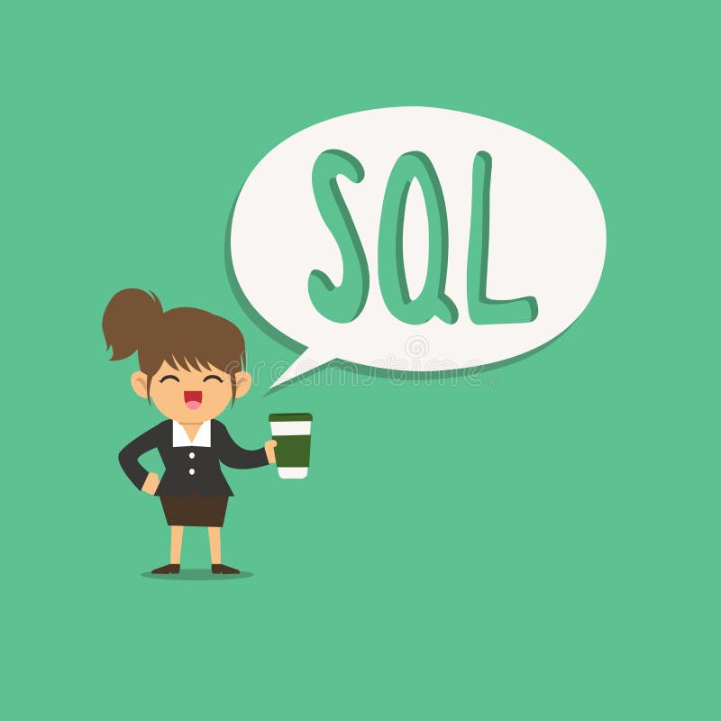 Text Sign Showing Sql Conceptual Photo A Standard Computer Language For Relational Database