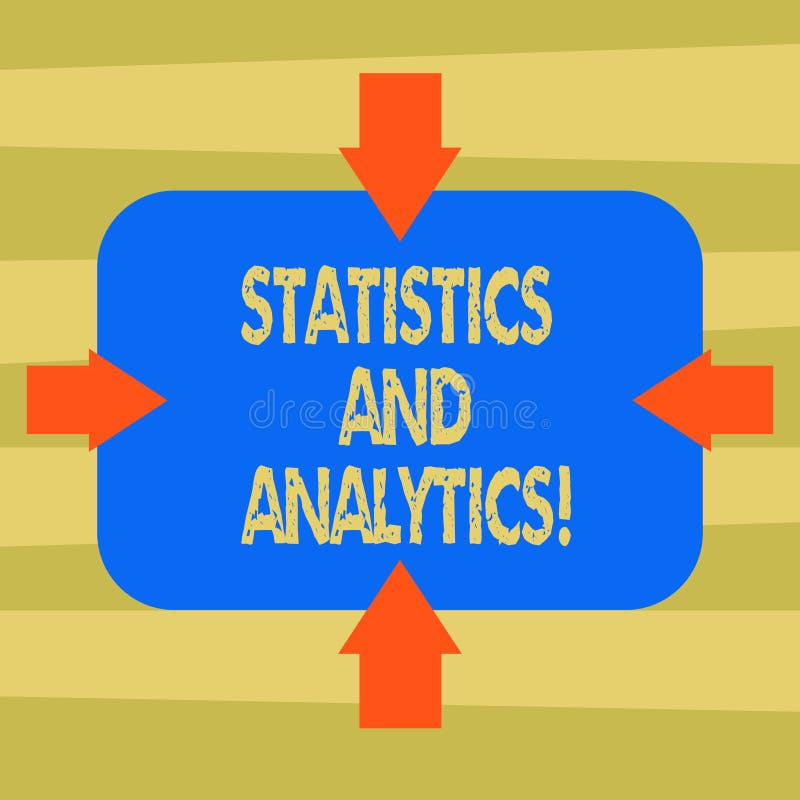 Text Sign Showing Statistics and Analytics. Conceptual Photo Techniques ...