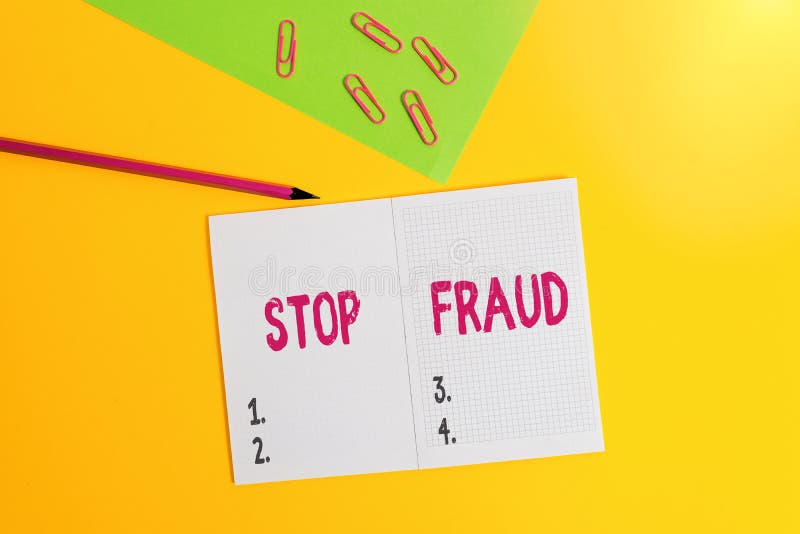 Text Sign Showing Stop Fraud. Conceptual Photo Campaign Advices Showing ... Text Sign Showing Stop Fraud. Conceptual Photo Campaign Advices Showing ...