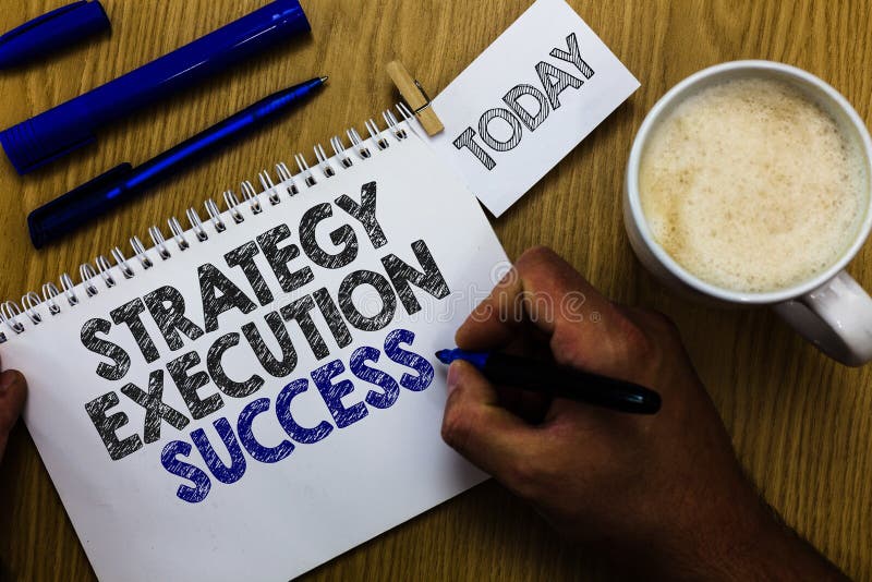 Strategy, Execution and Success Illustration Stock Illustration ... Strategy, Execution and Success Illustration Stock Illustration ...