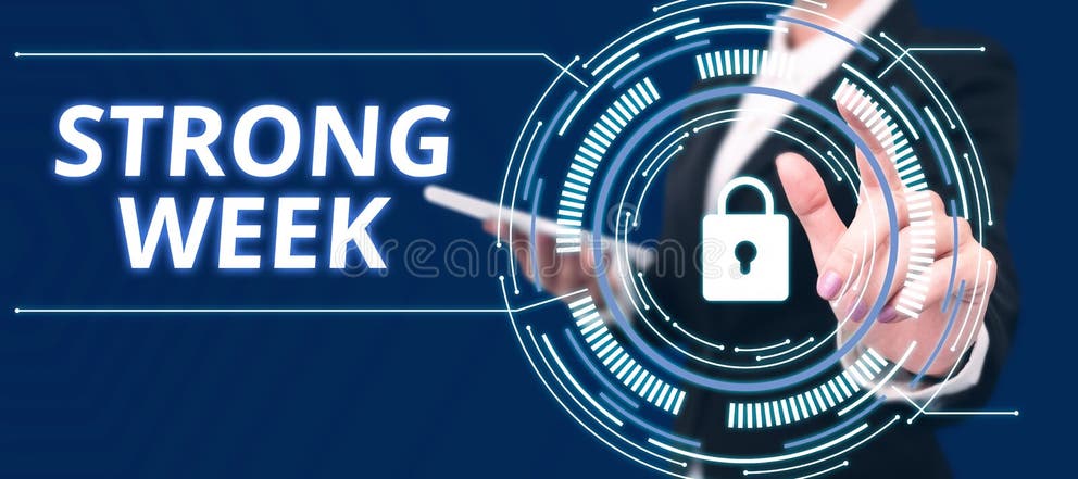 Text Sign Showing Strong Weak. Concept Meaning Having Features of Both ...