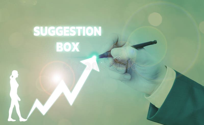 Text Sign Showing Suggestion Box. Conceptual Photo Container Which ... Text Sign Showing Suggestion Box. Conceptual Photo Container Which ...