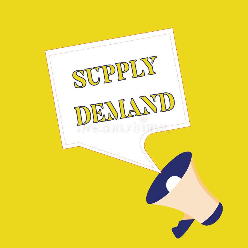 Text Sign Showing Supply Demand. Conceptual Photo Relationship between ... Text Sign Showing Supply Demand. Conceptual Photo Relationship between ...