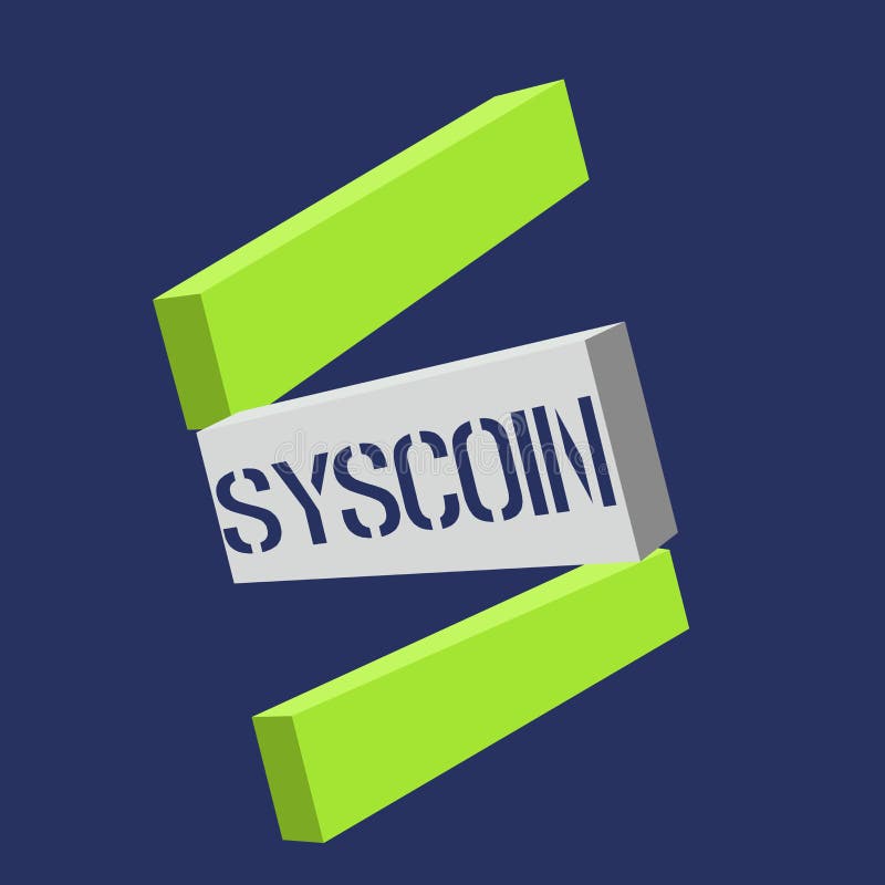 Text Sign Showing Syscoin. Conceptual Photo Cryptocurrency Blockchain ... Text Sign Showing Syscoin. Conceptual Photo Cryptocurrency Blockchain ...