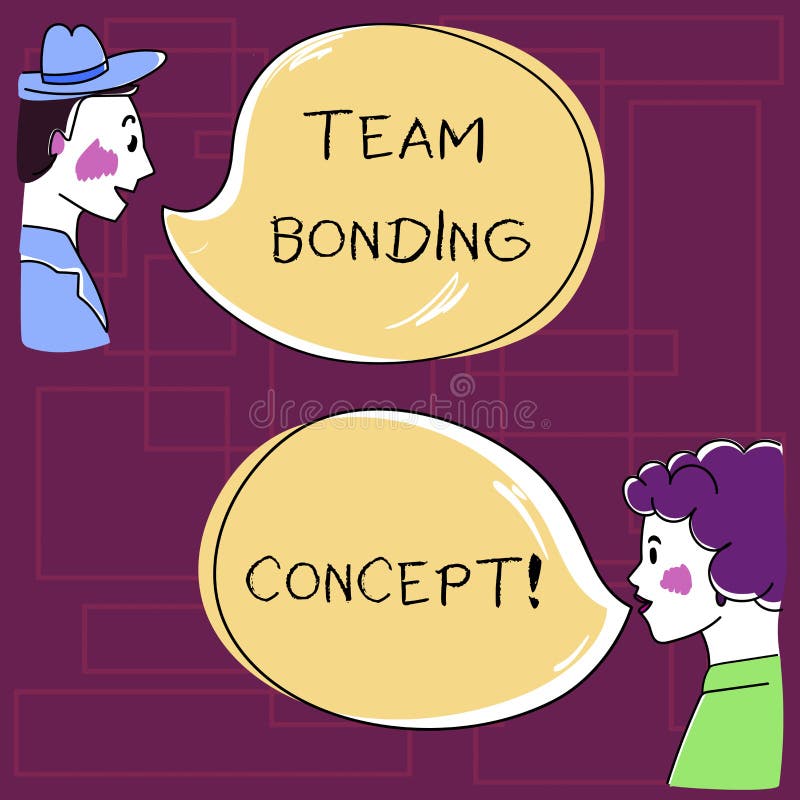 Text Sign Showing Team Bonding Concept. Conceptual Photo Improve ...