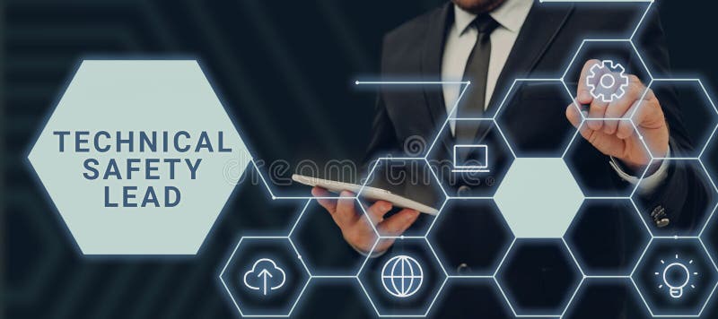 Text Sign Showing Technical Safety Lead. Word for Maintain Technical ...