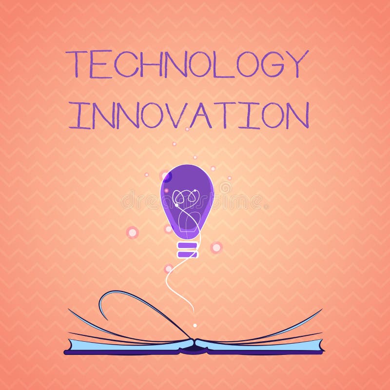 Text Sign Showing Technology Innovation. Conceptual Photo Advanced Net ...