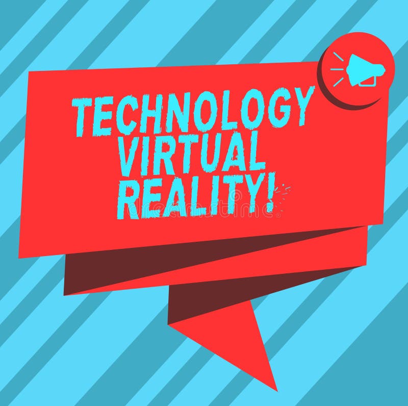 Text Sign Showing Technology Virtual Reality. Conceptual Photo ...