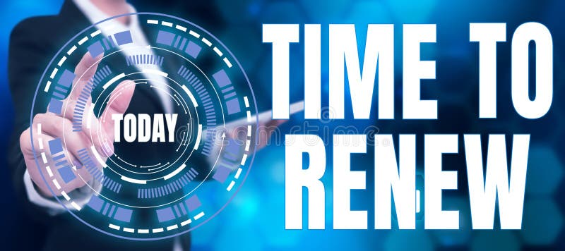 Text Caption Presenting Time To Renew. Business Showcase Continue the ... Text Caption Presenting Time To Renew. Business Showcase Continue the ...