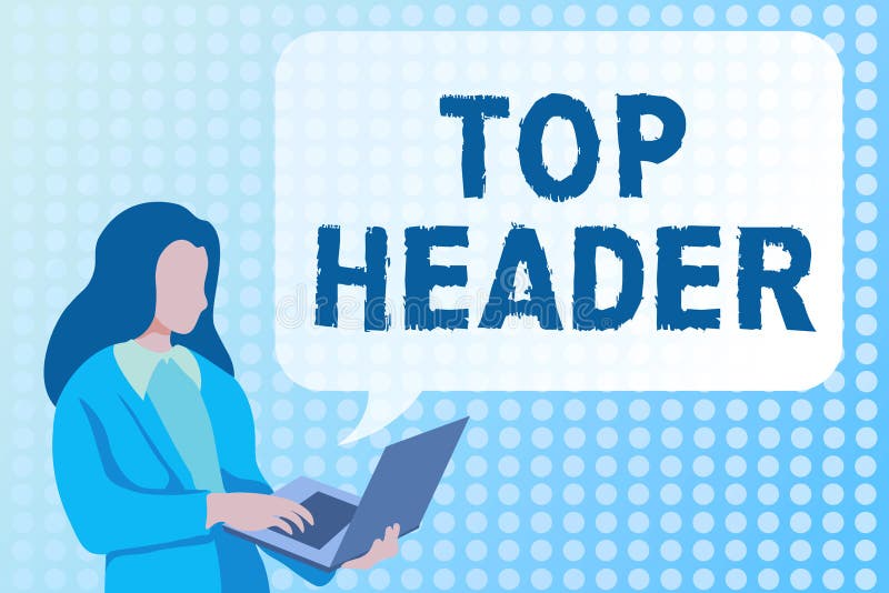 Text Sign Showing Top Header. Business Overview Text at the Top of a ...