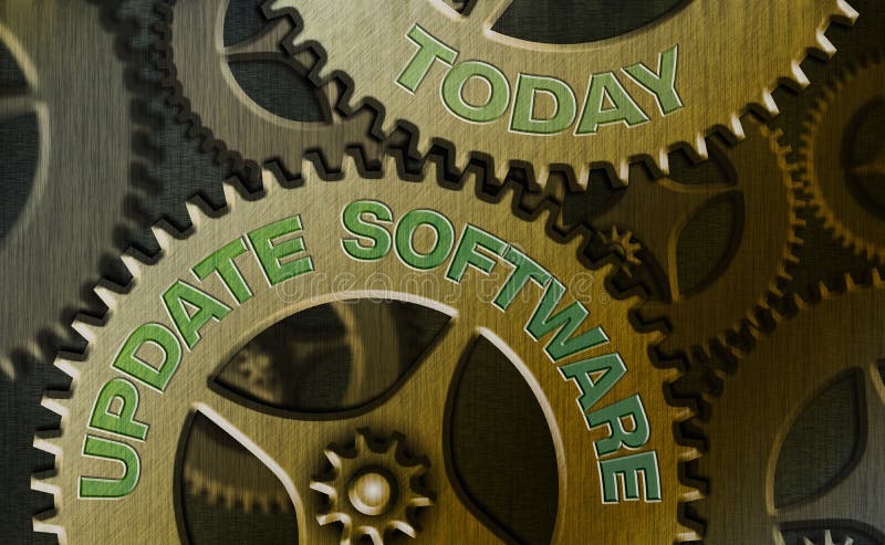 Text Sign Showing Update Software. Conceptual Photo Replacing Program ...