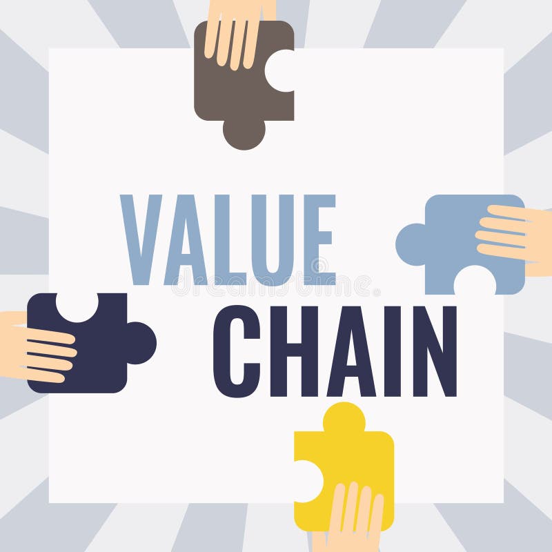 Text Sign Showing Value Chain. Word Written on Set of Functional ... Text Sign Showing Value Chain. Word Written on Set of Functional ...