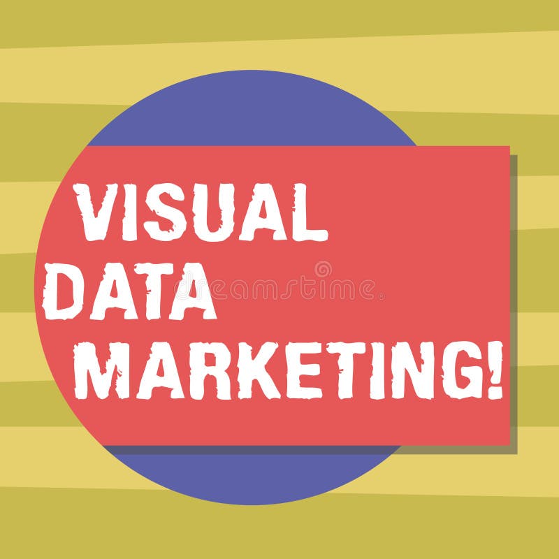 Text Sign Showing Visual Data Marketing. Conceptual Photo Use Images To ...