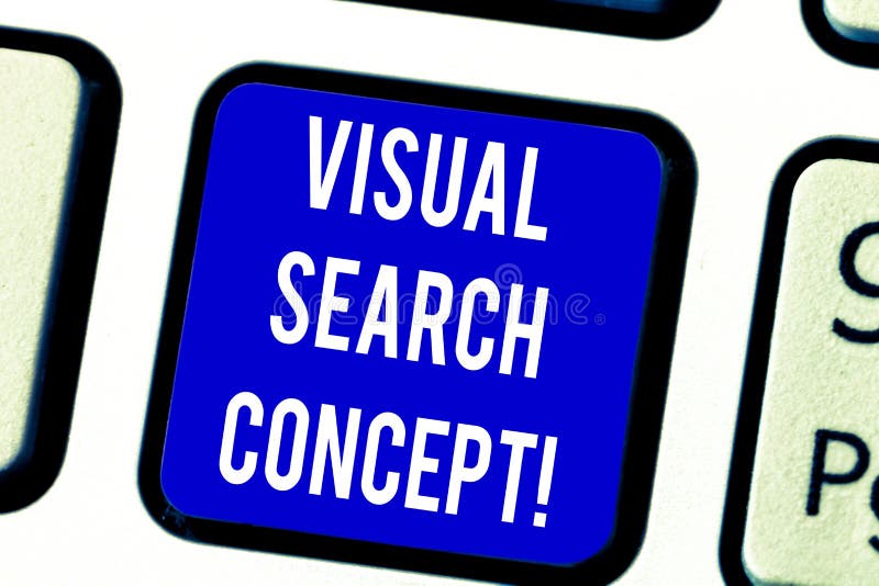Text Sign Showing Visual Search Concept. Conceptual Photo Perceptual ...