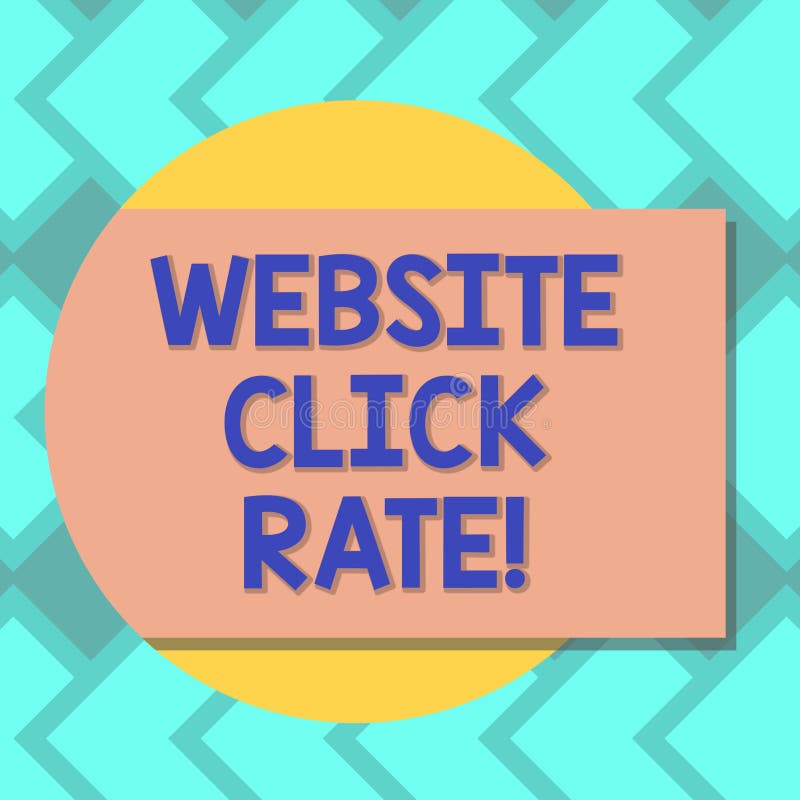 CTR - Click through Rate Sign, Label. Hand Click Stock Vector ...