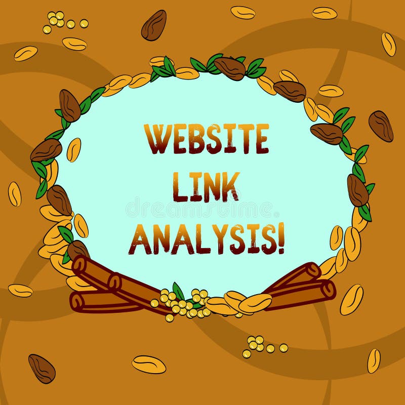 Text Sign Showing Website Link Analysis. Conceptual Photo Evaluate the ...