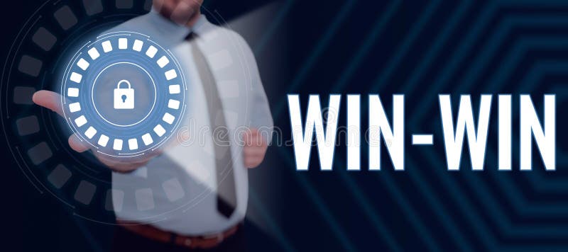 Text Showing Inspiration Win Win. Business Idea Strategy for Both Parts ... Text Showing Inspiration Win Win. Business Idea Strategy for Both Parts ...