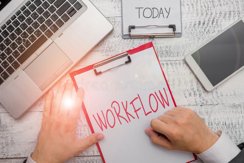 Text Sign Showing Workflow. Conceptual Photo Continuity of a Certain ... Text Sign Showing Workflow. Conceptual Photo Continuity of a Certain ...