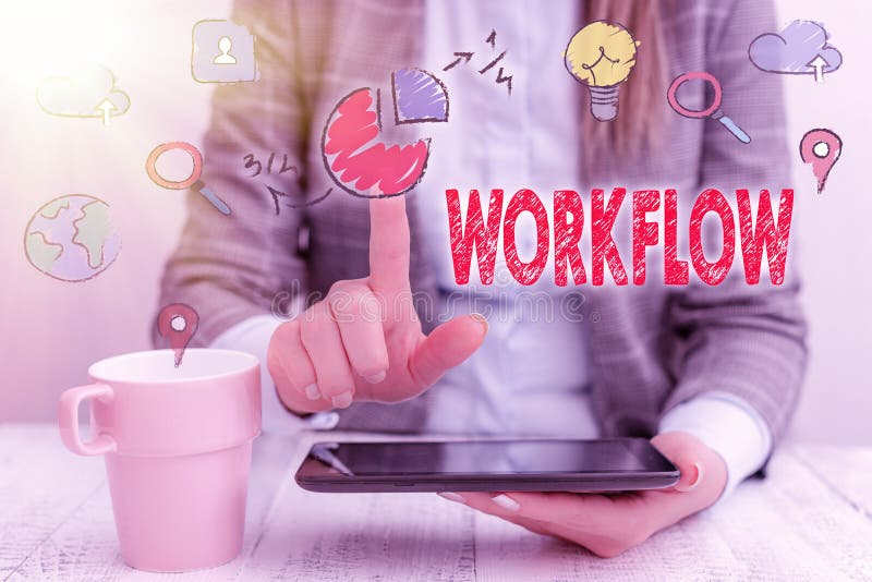 Text Sign Showing Workflow. Conceptual Photo Series of Activities or ... Text Sign Showing Workflow. Conceptual Photo Series of Activities or ...