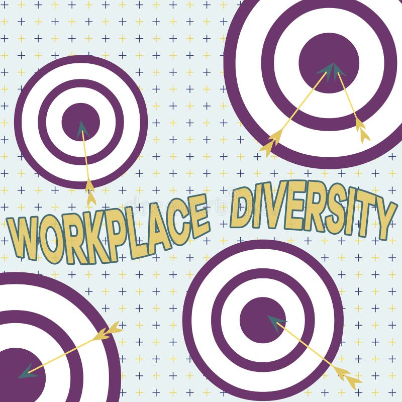 Text Sign Showing Workplace Diversity. Conceptual Photo Environment ...