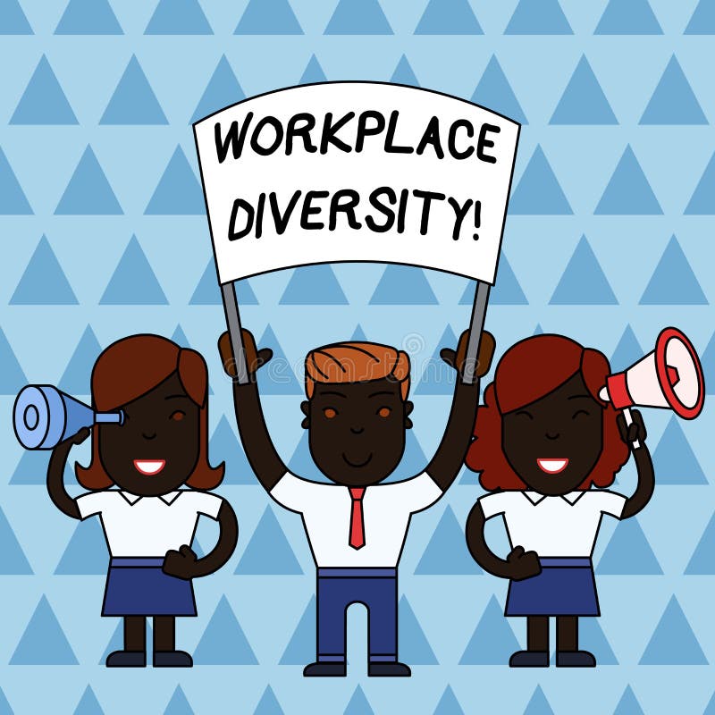 Text Sign Showing Workplace Diversity. Conceptual Photo Environment ...