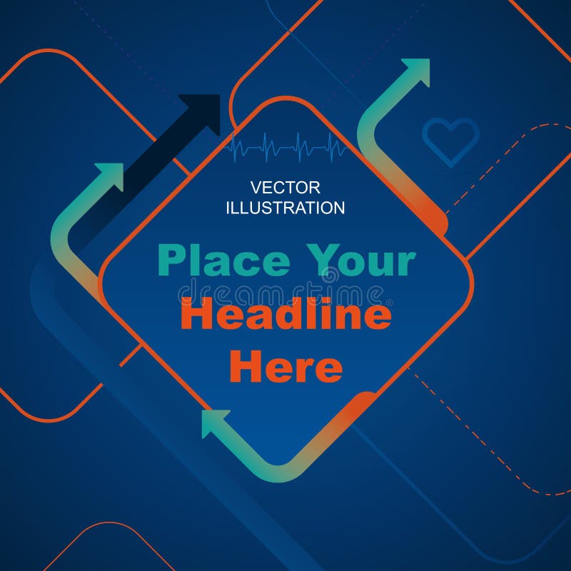 Text Space Design Consisting of Geometrically Arrows Stock Vector ...