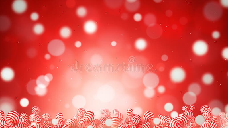 Peppermint Inspired Background in Fun Whimsical Design. Stock ...