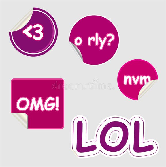 Messaging Stickers Stock Illustrations – 212 Messaging Stickers Stock ...
