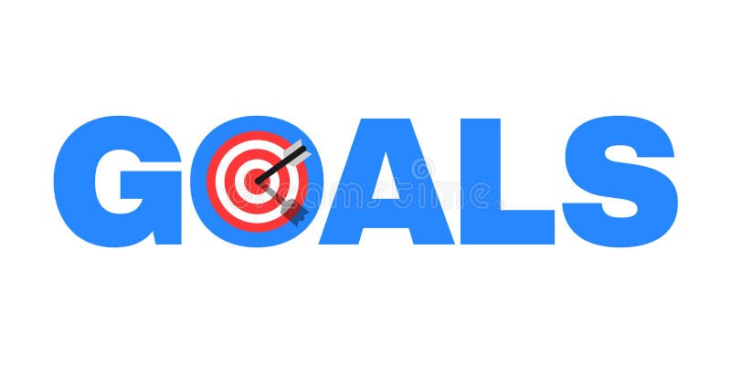 Text with Target and Arrow - To Achieve, Complete and Accomplish Aim ...
