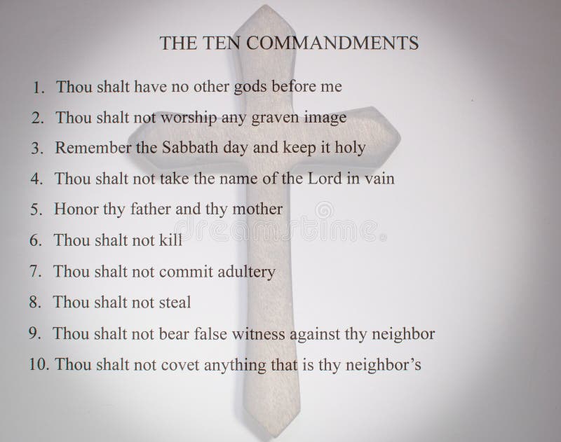 Ten Commandments Cross Stock Photos - Free & Royalty-Free Stock Photos ...